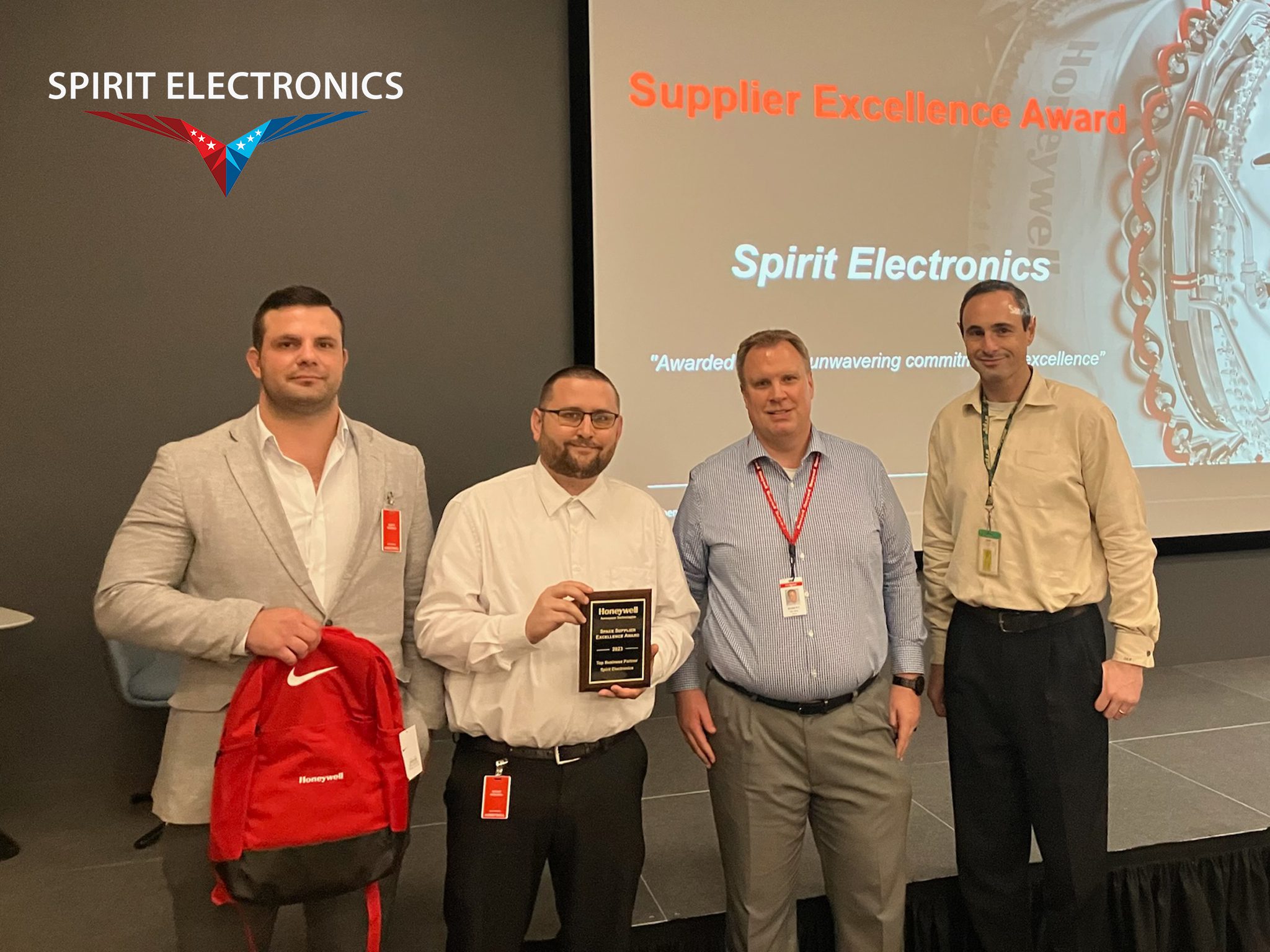 Spirit Receives Supplier Excellence Award at the 2024 Honeywell Space ...
